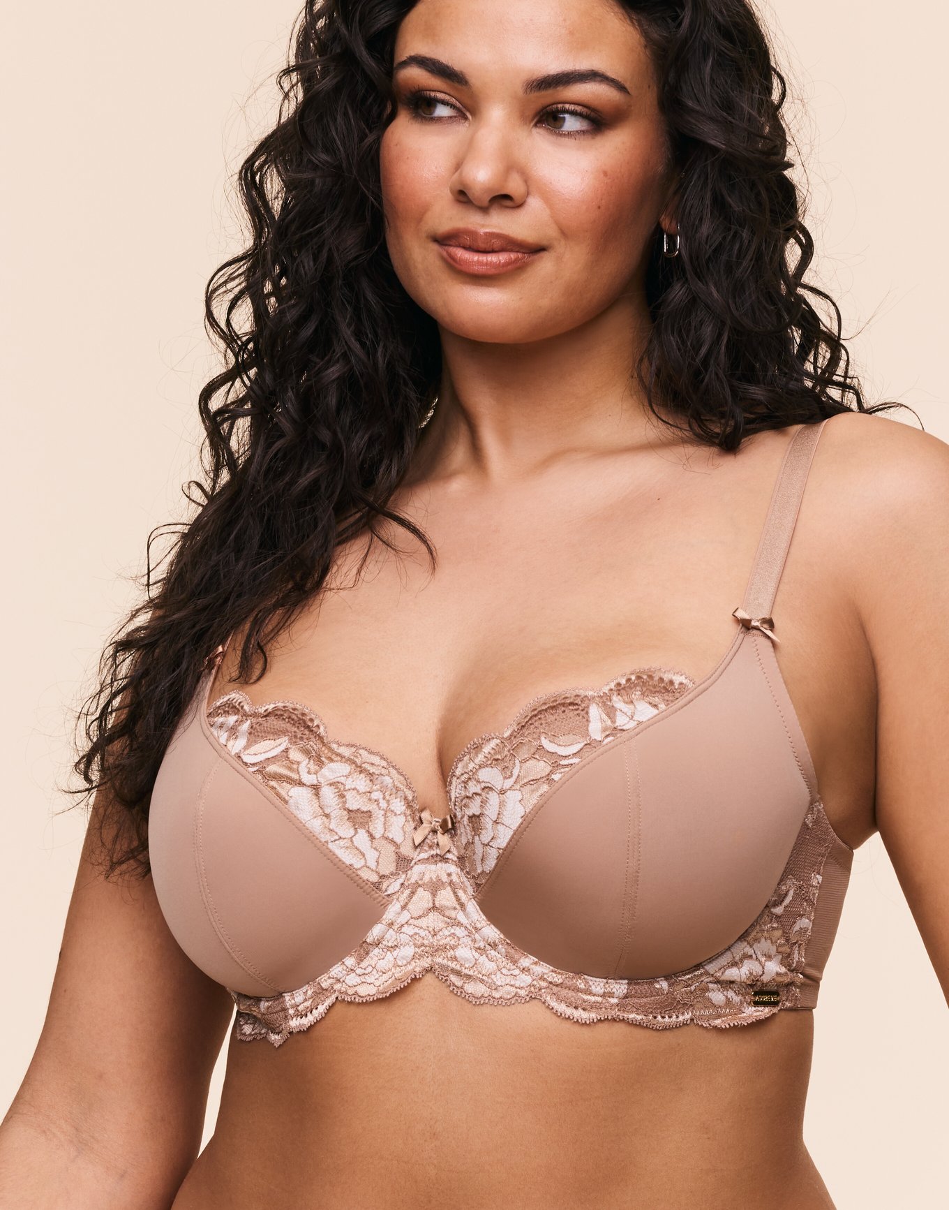 Vicky Medium Beige 2 Unlined Full Coverage | Adore Me