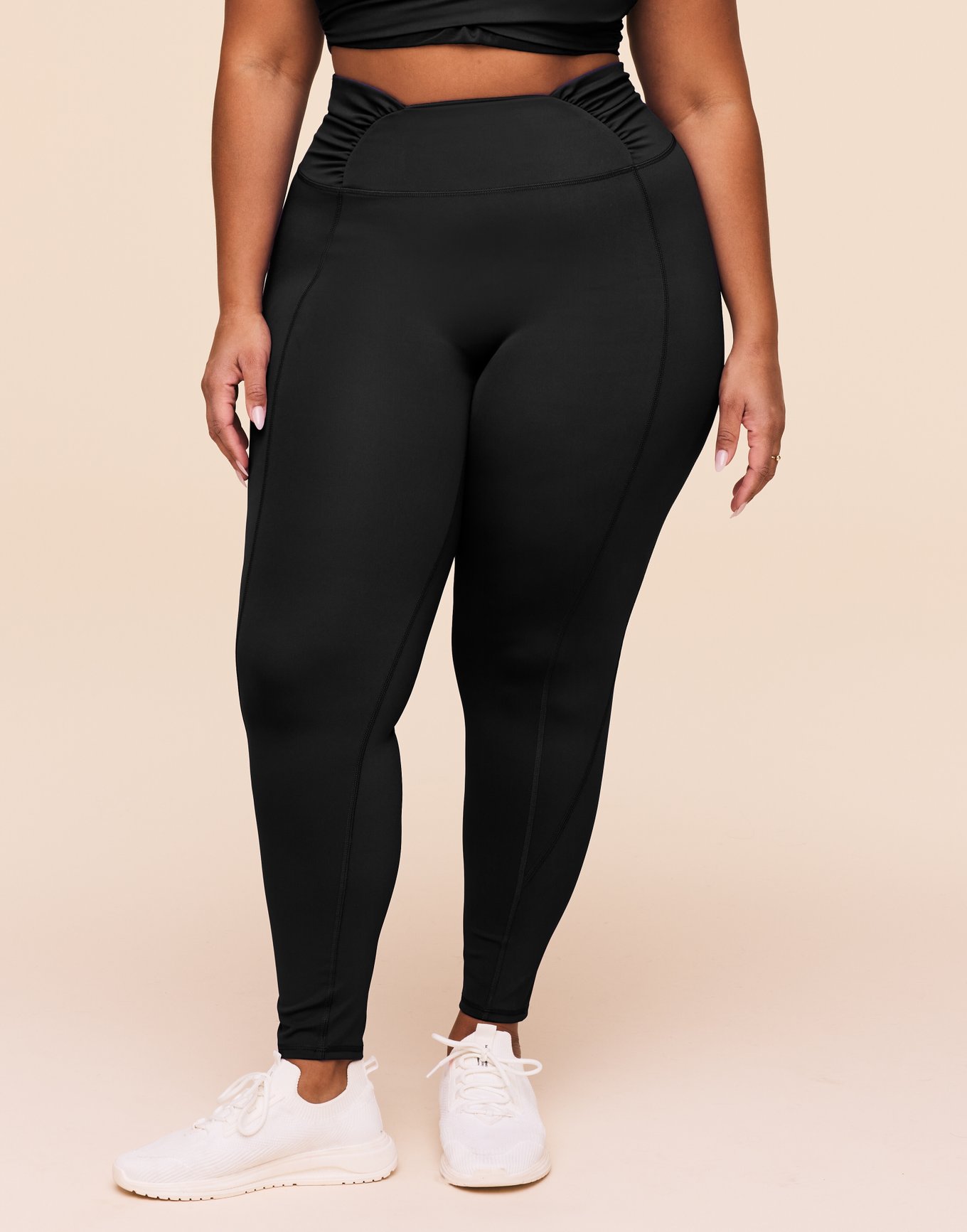Nebula Ruched Legging Black Plus Nebula Legging | Adore Me