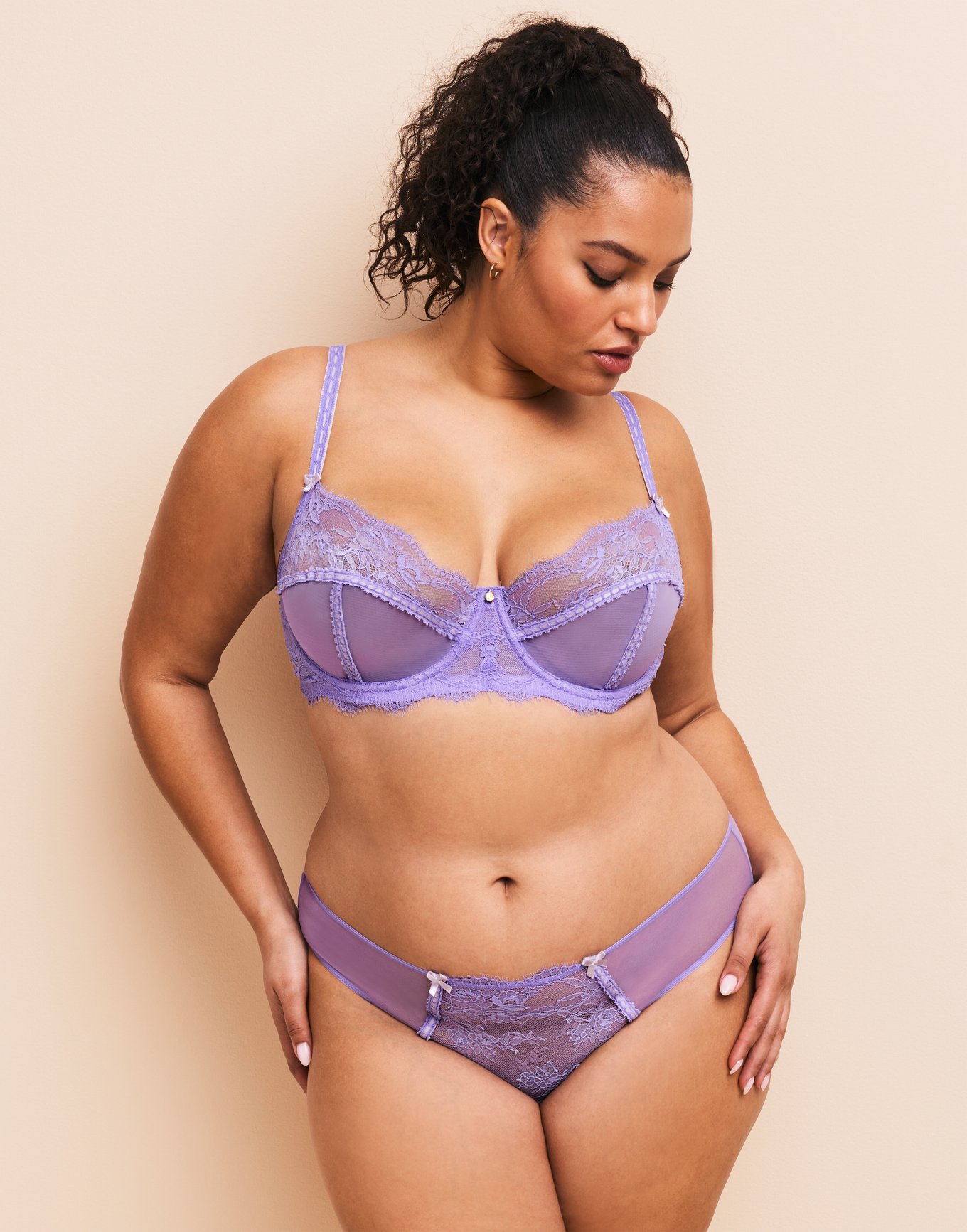 Ela Medium Purple 6 Unlined Balconette, 32DD-38B | Adore Me