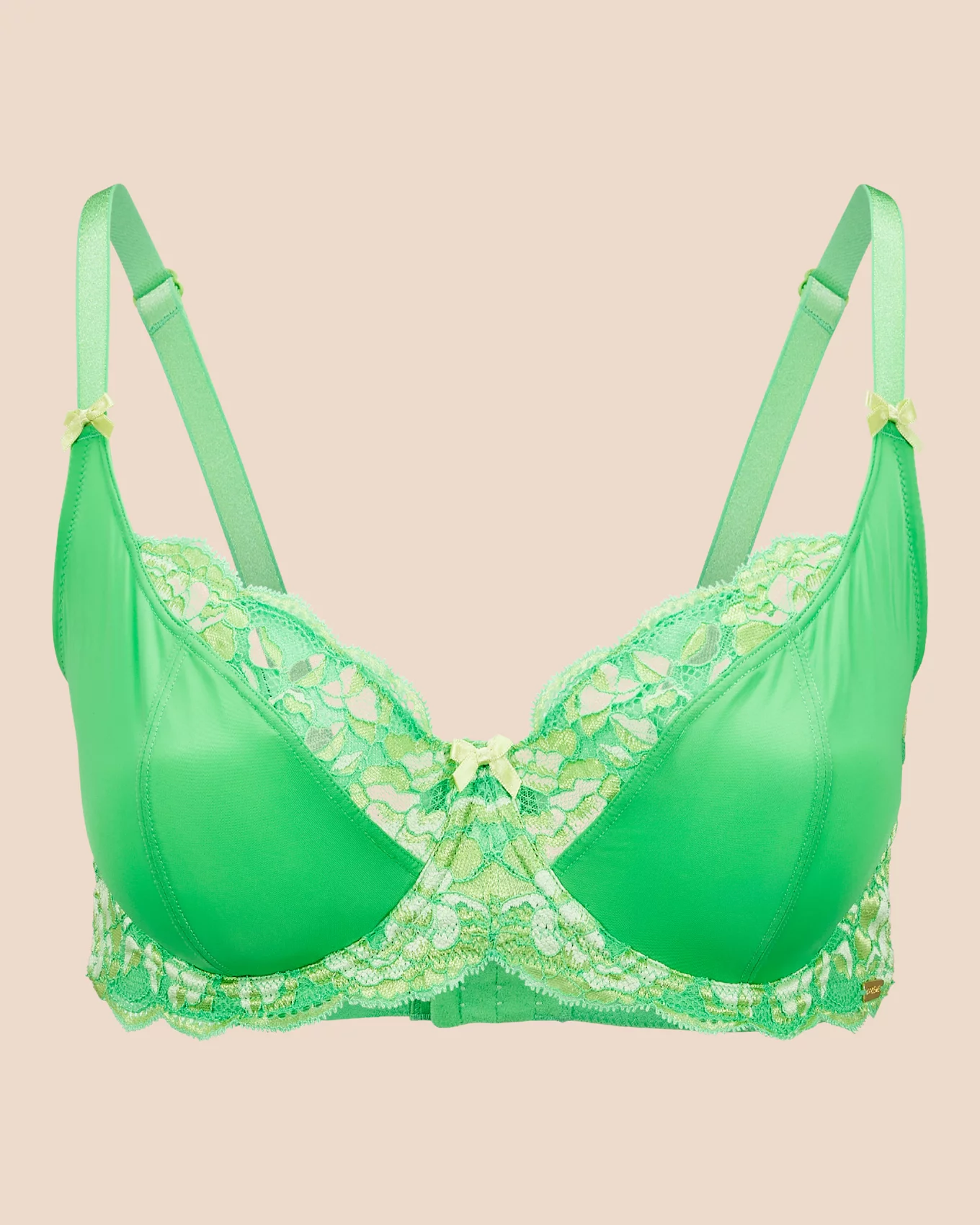 Vicky Medium Green Unlined Bra, 38DD-46DDD | Adore Me