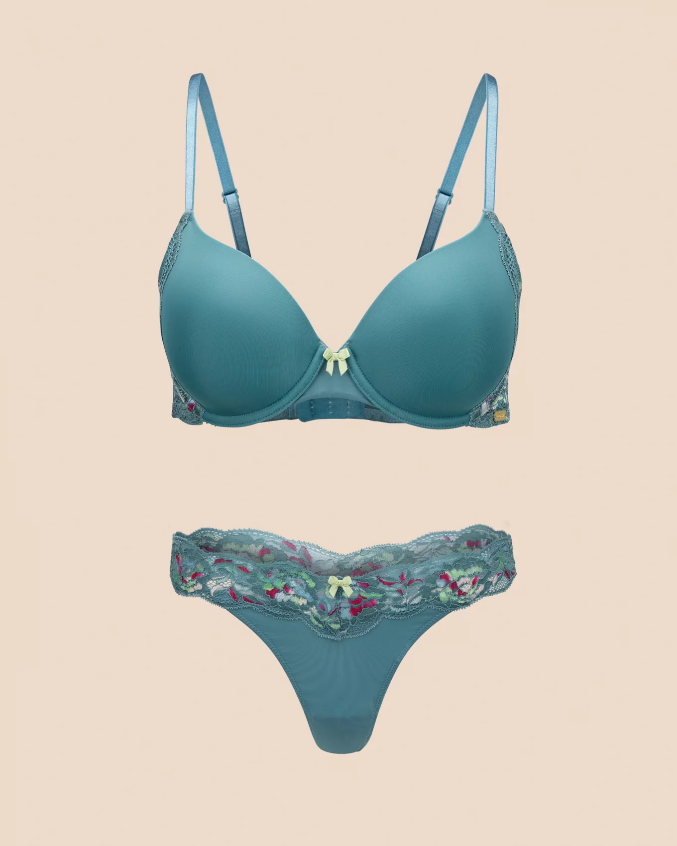 Paxton Floral Blue Plus Full Coverage Contour | Adore Me