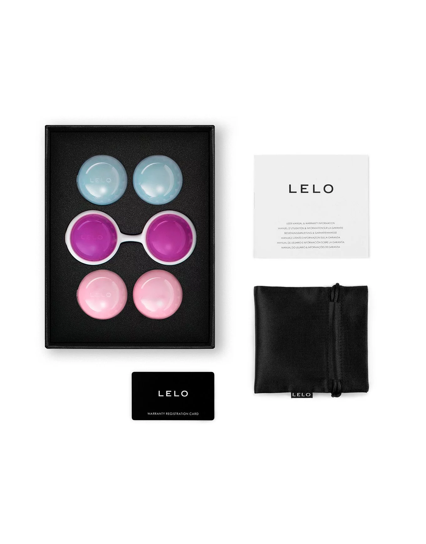 Lelo Beads Plus Vibrator Black, O/S | Adore Me