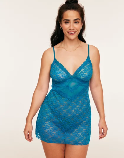 Mary Lou Black Plus Slip, 1X-4X | Adore Me