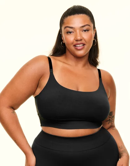 The Everyday Bralette Black Seamless Contour Bralette | Adore Me